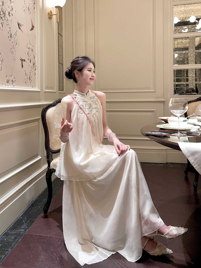 Azalea Delightful Embroidery Qipao Cheongsam Two Piece – Cheongsam ...