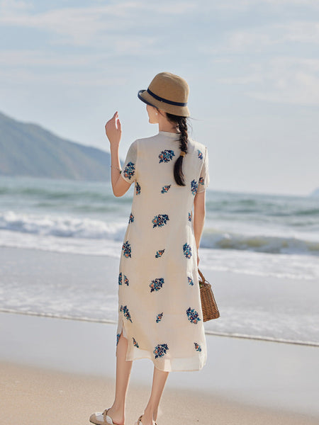 Vanessa Cute Embroidery Qipao Cheongsam – Cheongsam Indonesia