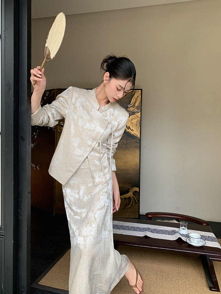 Claudette Sparks Qipao Cheongsam Two Piece – Cheongsam Indonesia